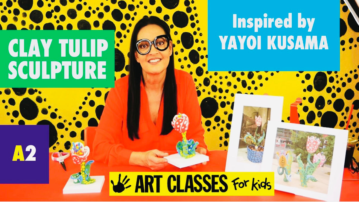 ALL AGES - Clay Tulip Sculpture inspired by the art of Yayoi Kusama SU ...