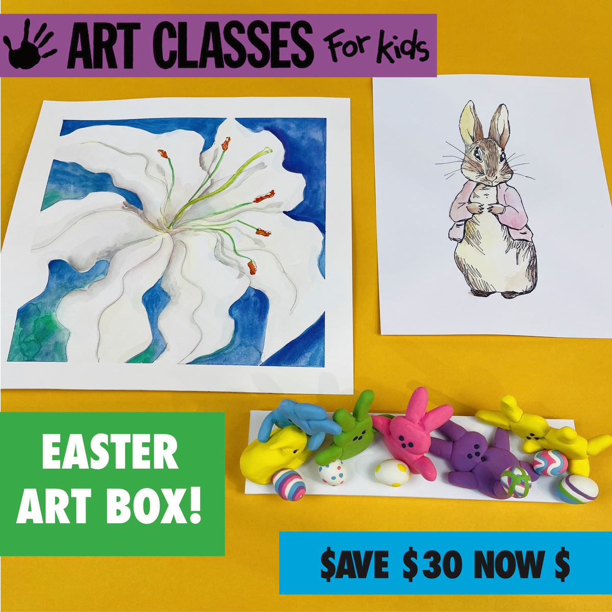 ALL AGES - Easter Art Box - SUPPLIES For 3 Projects + VIDEO TUTORIALS ...
