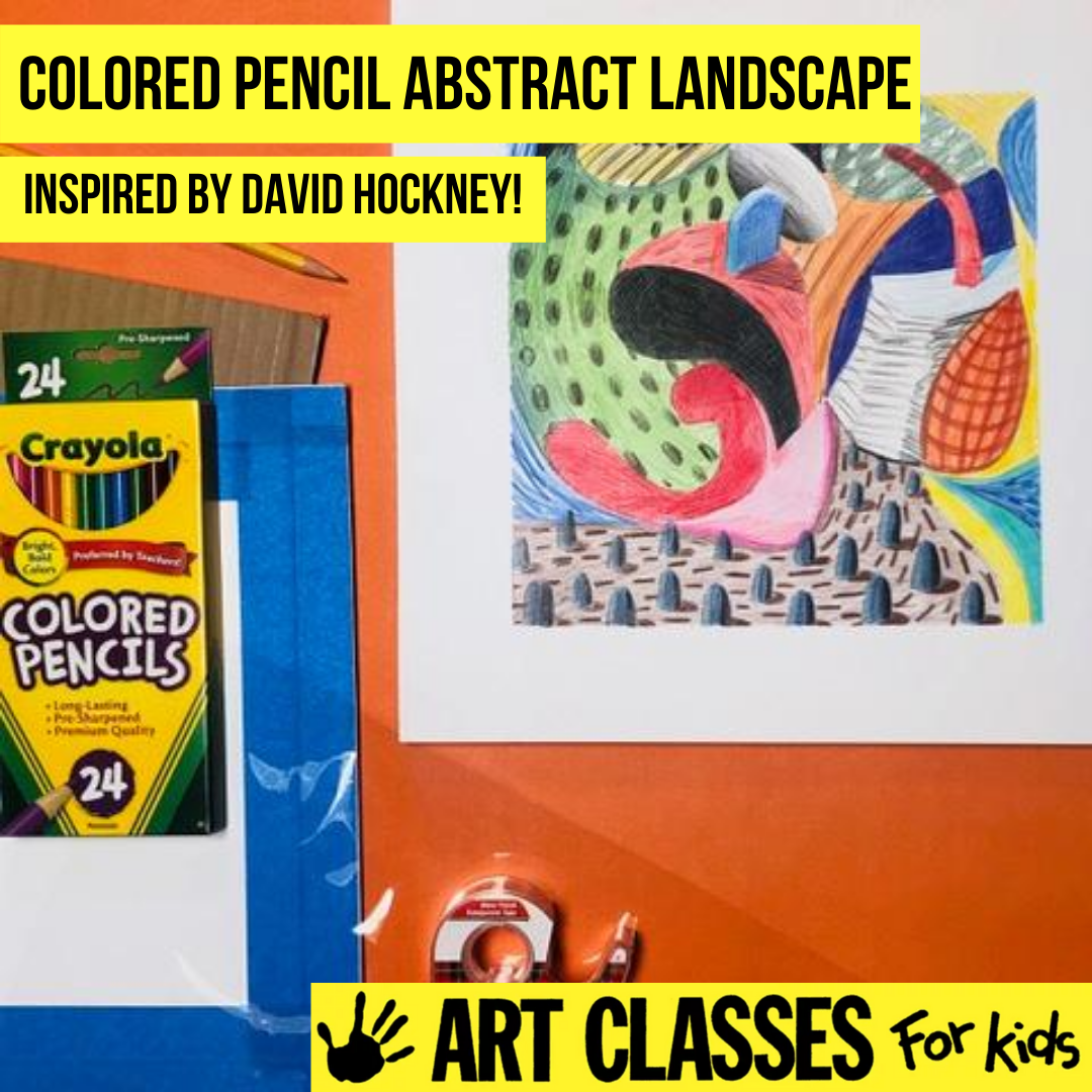 BEGINNER - David Hockney Inspired Colored Pencil Landscape – Art ...