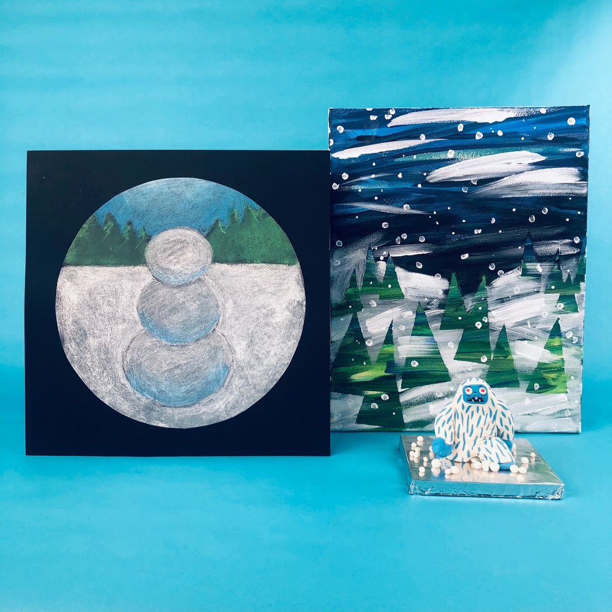 ALL AGES - Winter Bundle - SUPPLIES For 3 Projects + VIDEO TUTORIALS ...